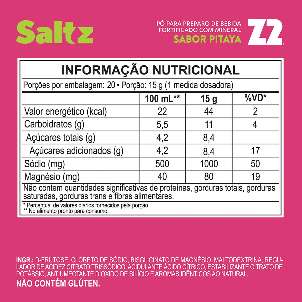 Pote Saltz 1000 Z2 300g - Sabor Pitaya– SPORTBR