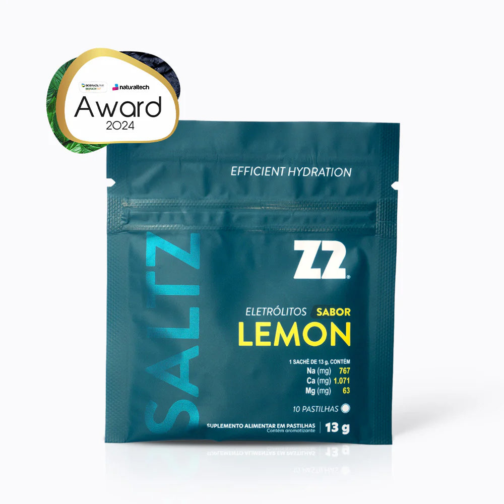 Caixa 10 Sachês Saltz Z2 em Pastilha 13g - Sabor Lemon– SPORTBR